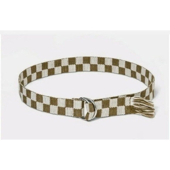Universal Thread | Accessories | Nwt Checkered Belt | Poshmark